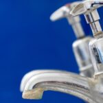 limescale-chrome-faucet-tap-with-hard-water-calcification-deposit-close ...